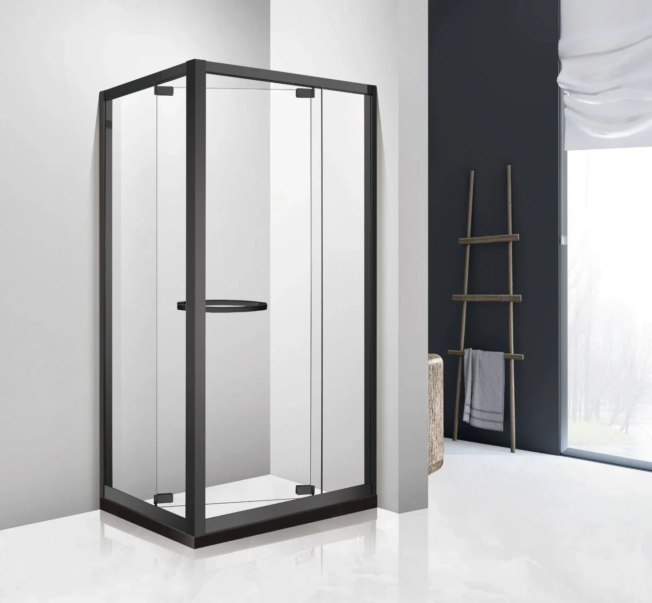 Product Overview: 800x800 square shower enclosure and tray